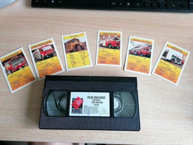 FIRE ENGINES VHS Video for Children up to 9 years old – Mega Machines £ ...