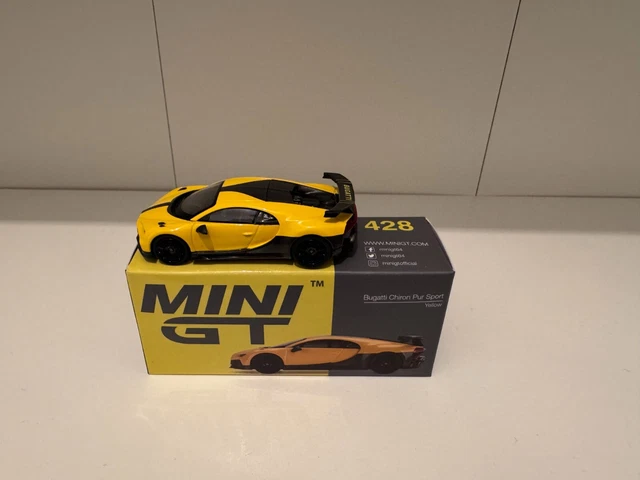 MINI GT 428 Bugatti Chiron Pur Sport Yellow, Vitrinenmodell !Preis ...