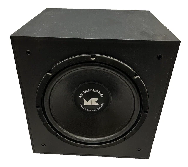 M&K MILLER & Kreisel MK Sound 12 Inch Subwoofer Bass Speaker Black VX ...