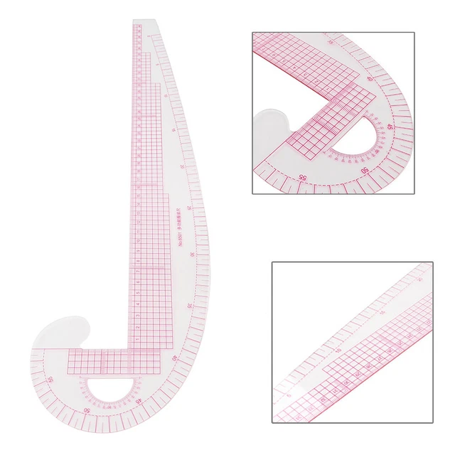 FRENCH CURVE METRIC Ruler Sewing Ruler Tailor Set DIY Clothing Supplies ...
