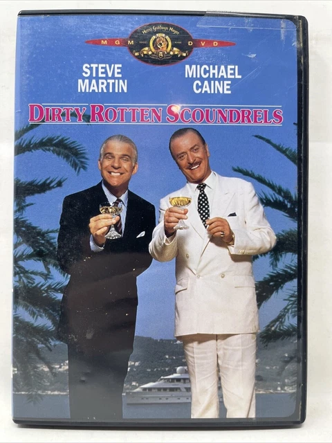 DIRTY ROTTEN SCOUNDRELS (DVD, 2001) Steve Martin Michael Caine 1988 $14 ...
