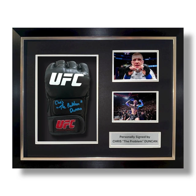 CHRIS DUNCAN SIGNED Framed UFC Glove £159.00 - PicClick UK