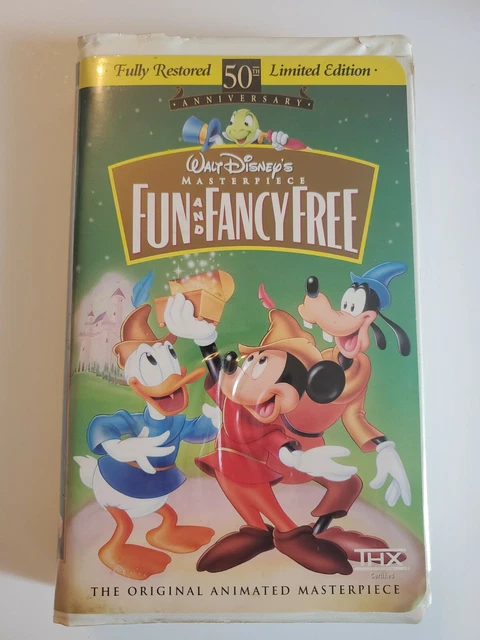 WALT DISNEY'S MASTERPIECE; Fun And Fancy Free( Vhs, 1997) £14.82 ...