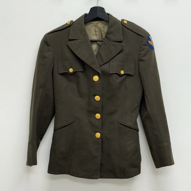ORIGINAL WWII US Army Air Corps WAC Uniform Patched 1st AAC Dated 1943 ...