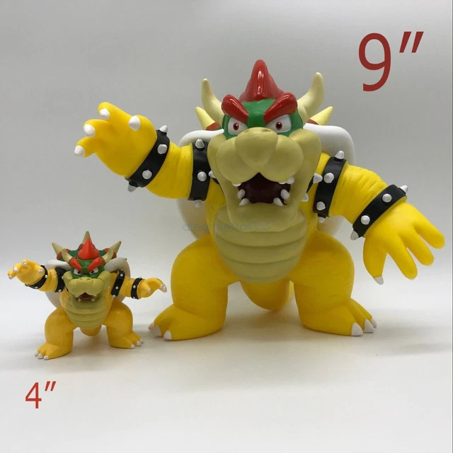 SUPER MARIO BROS. Bowser Koopa Plastic PVC Figure Doll Toy Collectible ...