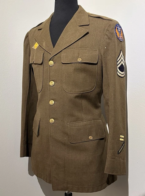 ORIGINAL WWII U.S. Army Air Force USAAF Uniform Size L Complete 20th ...