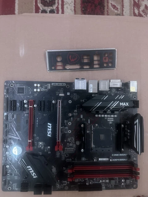 MSI B450 GAMING PLUS MAX ATX Motherboard for AMD Am4 CPUs £1.75 - PicClick UK
