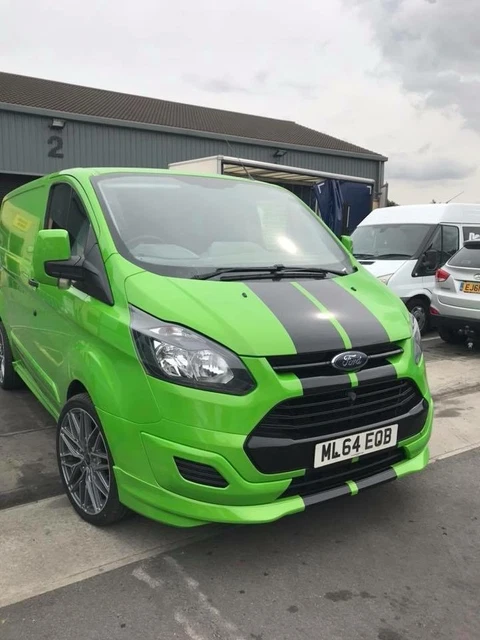 FORD TRANSIT CUSTOM Sport Bonnet Stripes Vinyl Graphics Decals M Sport ...