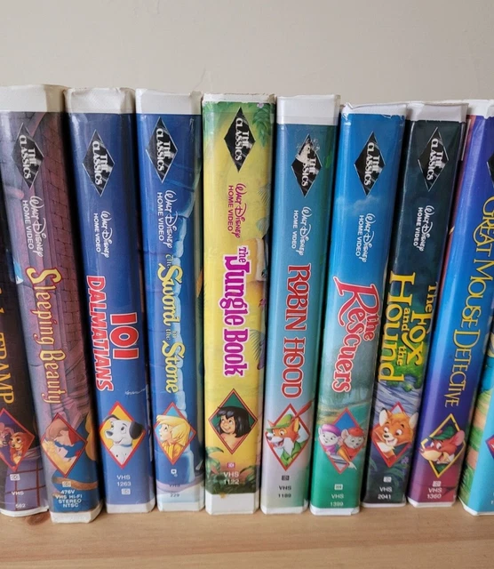 Complete Disney Black Diamond Vhs Set 20 Tapes Included £180832 6027