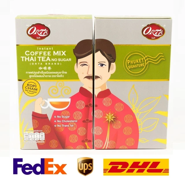 2X KOPI CHAM Instant Coffee Mix Thai Tea Traditional coffee southern ...