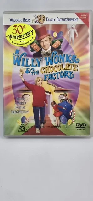 WILLY WONKA AND the Chocolate Factory (DVD, 1971) Region 4 - Fast Free ...