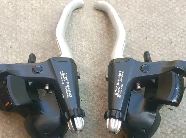 SHIMANO DEORE XT STI Shifters ST-M738 8s 24 Speed M737 SLR+ *SERVICED* VGC: £104.68 - PicClick UK