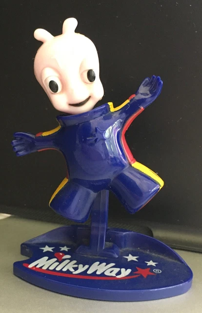 MARS CHOCOLATE MILKY Way Alien Zg toy figure on a stand 2001 VERY RARE ...
