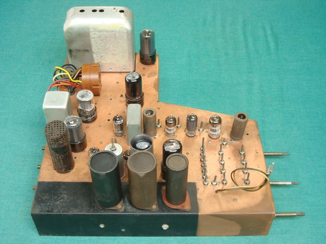 MOTOROLA MODEL VT71, TS-4J Chassis with Tubes for 1940's 7" TV's, All ...