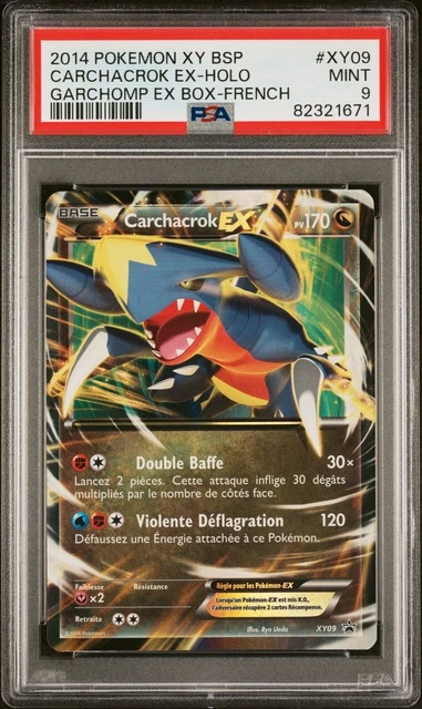CARTE POKÉMON - Carchacrock Ex Promo Black Star XY09 - FR PSA 9 EUR 1 ...