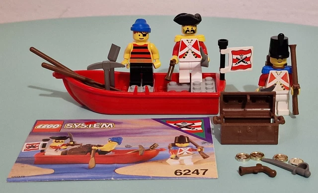 LEGO VINTAGE SET Legoland Pirates 6247 Bounty Boat, with instructions ...