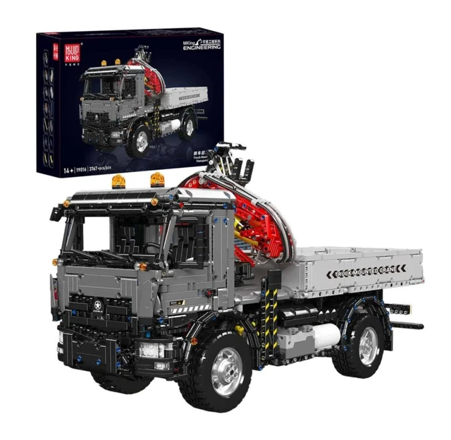 MOULD KING 19016 Technik Mobile Grue Lkw Ferngeschteuter Klemmbausteine ...