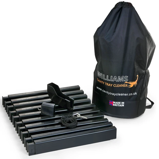 CAVITY TRAY 10M set, A tool for the collection of fallen mortar. Made ...