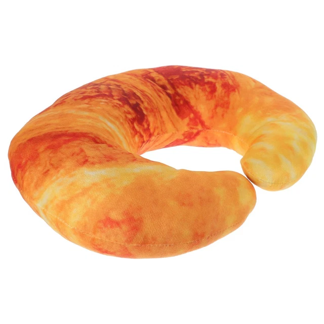 CREATIVE SIMULATION OF Bread Pillows Cartoon Neck for Women Croissany ...