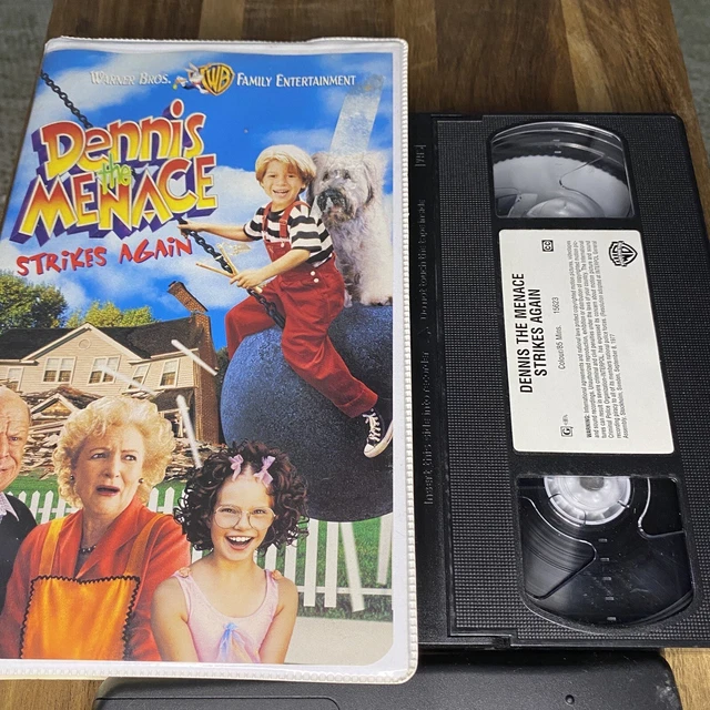 DENNIS THE MENACE Strikes Again 1998 VHS (Clamshell) $7.00 - PicClick CA