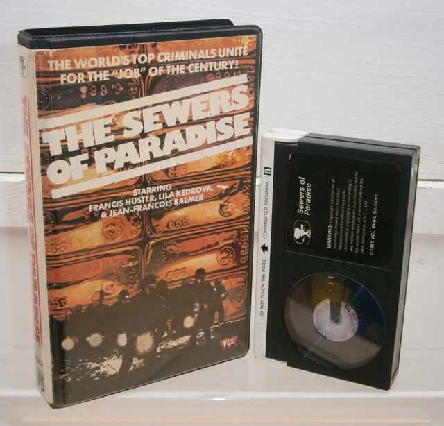 THE SEWERS OF PARADISE [ VCL ] PRE CERT vhs BETAMAX Video - French Euro ...