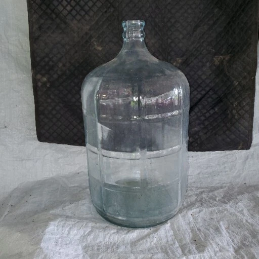 VINTAGE CRISA 5 Gallon Glass Water Wine Bottle Jug Carboy Made In ...