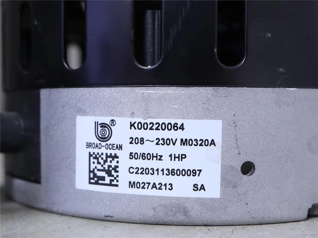 BROAD-OCEAN ZWK702F5A3006 ZKFD-750-8-1-1 ECM Blower Motor 208-230V 1HP ...