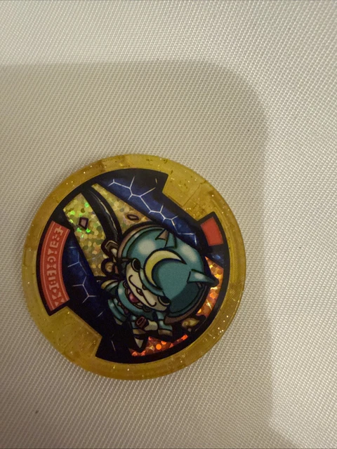 RARE GOLD GILGAROS Yamabuki Oni Legendary Medal Yokai Watch Yo-Kai ...
