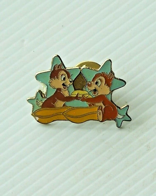 VINTAGE CHIP N Dale Walt Disney Chipmunks Souvenir Lapel Coat Hat Pin ...