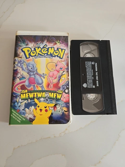 POKÉMON THE FIRST Movie: Mewtwo Strikes Back (VHS, 2000, Clamshell) $10 ...