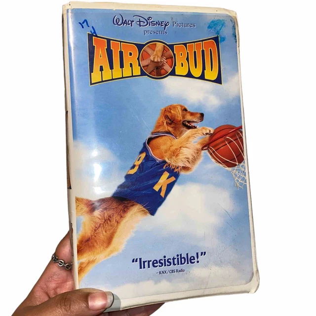 AIR BUD WALT Disney Film VHS 1997 CLAMSHELL Case New Sealed vtg Dog ...