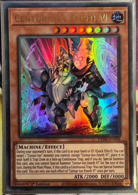 YU-GI-OH! CENTUR-ION EMETH VI - VASM-EN018 - Ultra selten - Neuwertig ...