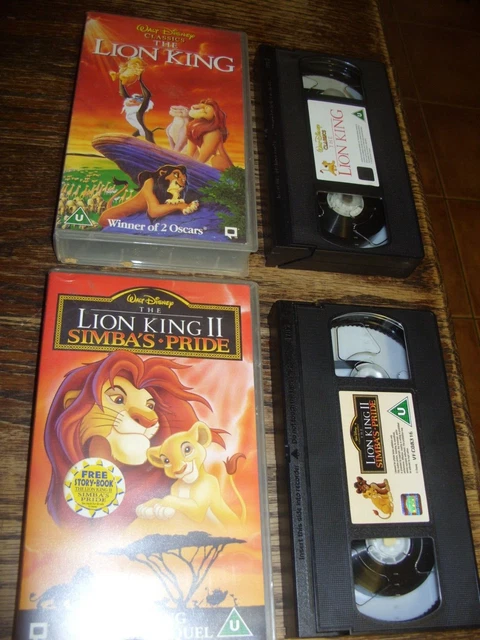 VHS PAL TAPES x 2 Walt Disney Classics - The Lion King + The Lion King II £6.91 - PicClick UK