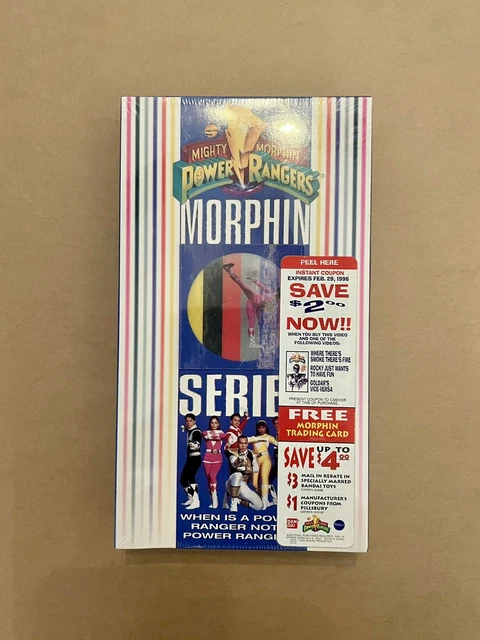 MIGHTY MORPHIN POWER Rangers Morphin Series VHS Movie Sealed £33.16 ...