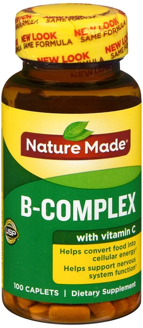 NATURE MADE B-COMPLEX with Vitamin C 100ct £18.48 - PicClick UK