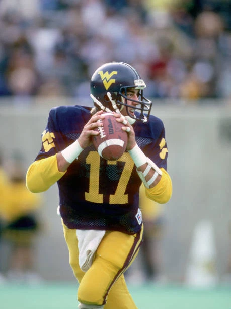 QUARTERBACK MIKE TIMKO West Virginia University Mountaineers looks- Old ...