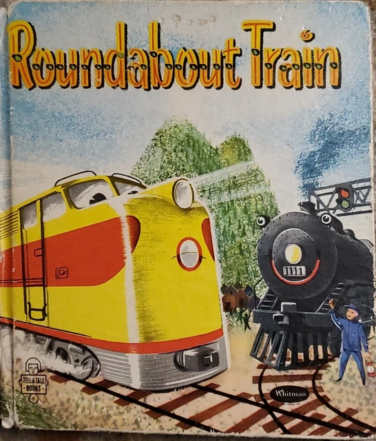 VINTAGE BOOK ROUNDABOUT Train From 1958 £3.87 - PicClick UK