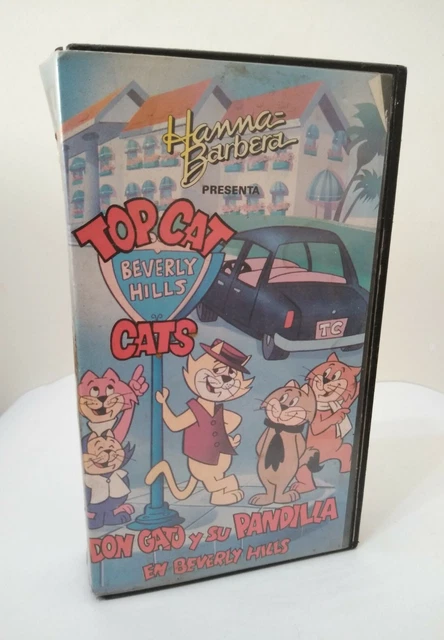 VINTAGE HANNA BARBERA Top Cat Spanish Vhs Tape Ledafilms Argentina 1988 ...