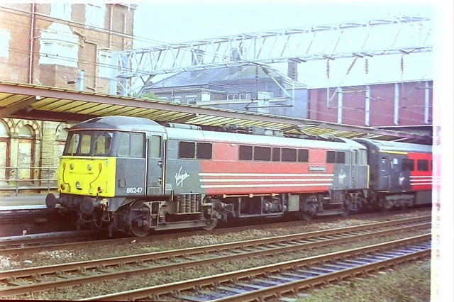 35MM RAILWAY COLOUR Negative Class 86 247 at Crewe £2.54 - PicClick UK