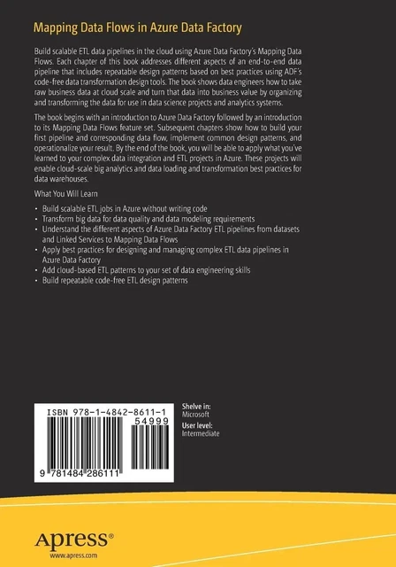 MAPPING DATA FLOWS in Azure Data Factory Mark Kromer Taschenbuch xviii ...