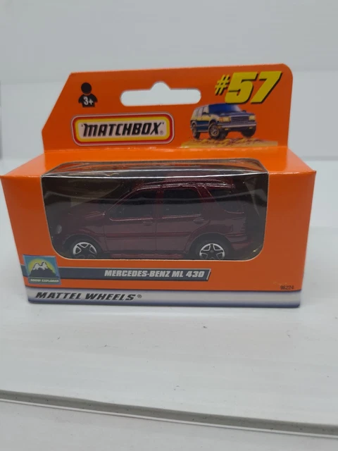 VINTAGE 1999 MATCHBOX Superfast Mb #57 Mercedes-Benz Ml 430 New In Box ...
