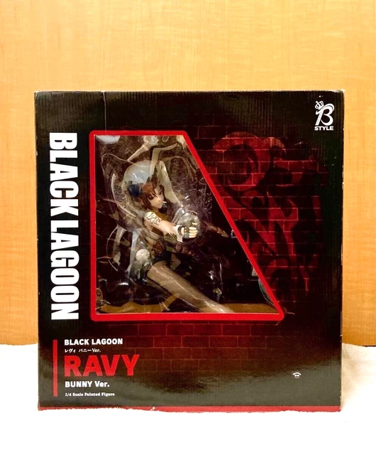 FREEING B-STYLE BLACK LAGOON Revy Bunny Bas Leg Ver. 1/4 Scale Figure ...