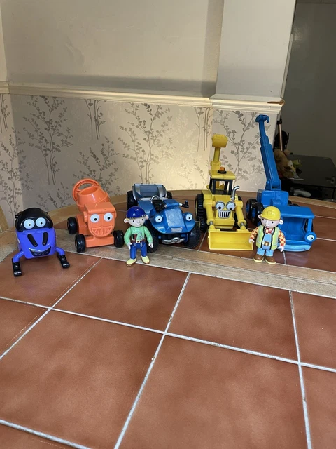 BOB THE BUILDER Vehicles Lofty Dizzy Zoomer Bob Wendy Figures £29.99 ...