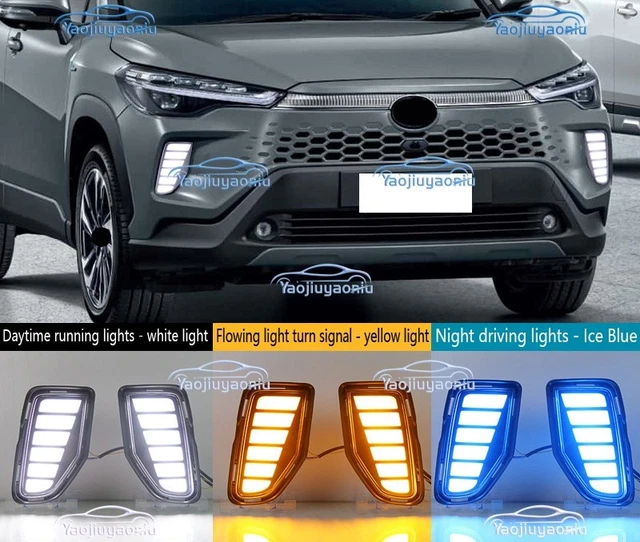 FOR TOYOTA COROLLA Cross Hybrid 2025 2026 Daytime Running Light LED Fog ...