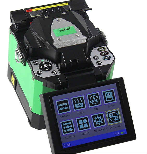 PRECISION FUSION SPLICER Splicing Machine Optical Fiber Fusion Splicer ...