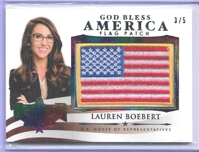 2020 DECISION RAINBOW Lauren Boebert God Bless America Flag Card Gba-71 ...