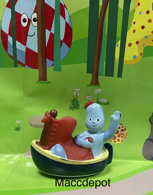 CBEEBIES IN THE Night Garden Push Along Iggle Piggle Boat Toy Rare ...