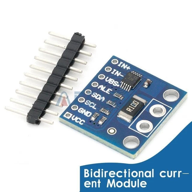 BI-DIRECTIONAL CURRENT SENSOR Module IIC Interface Power Monitoring ...