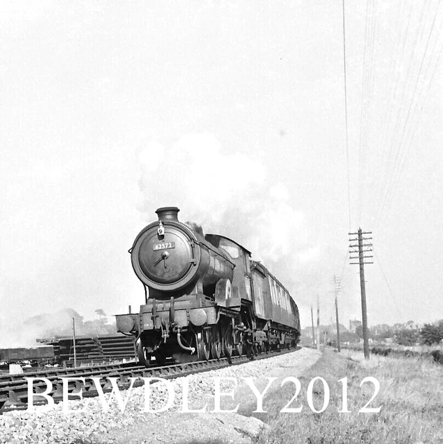 *LES PERRIN* CUT DOWN NEGATIVE LNER D15 CLASS 62572 BOSTON 28/10/55 3 ...