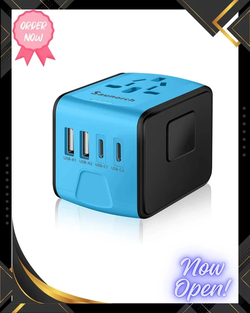 TRAVEL ADAPTER WORLDWIDE, Universal International Power Plug Adapter W ...